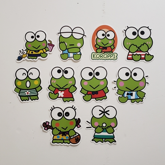 Accessories | 215 5pcs Sanrio Keroppi Stickers | Poshmark